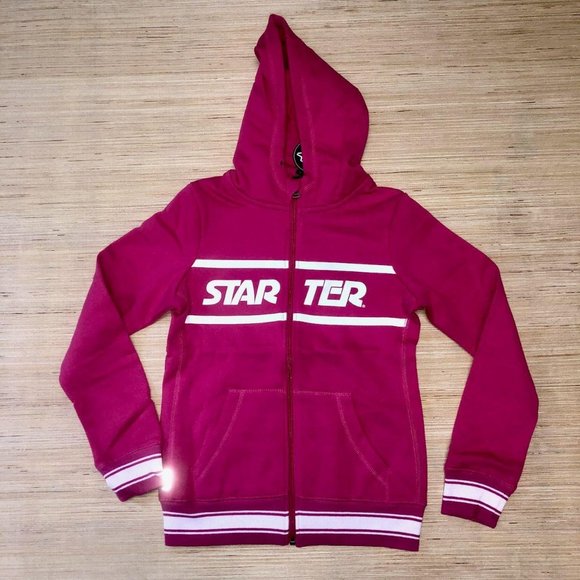 STARTER | Jackets & Coats | Starter Girls Zipup Logo Hoodie L | Poshmark